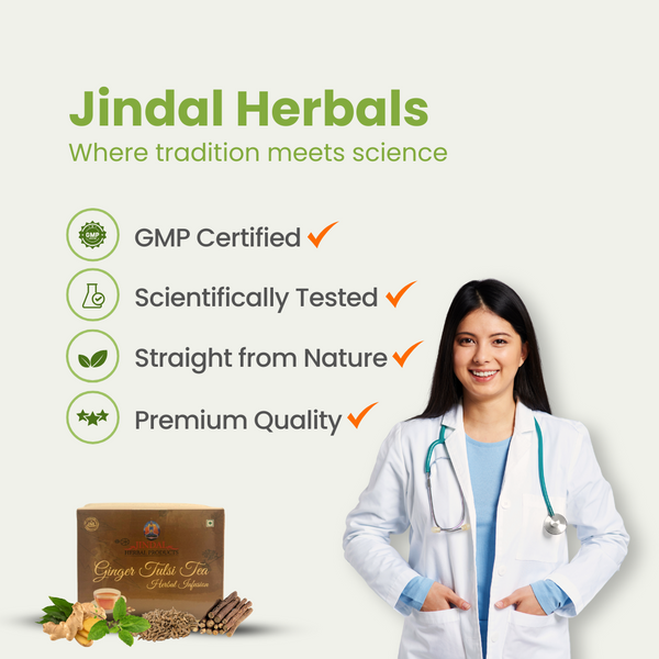 Buy Ginger Tulsi Tea Online - Buy 2 Get 1 Free – Jindal Naturecare Limited